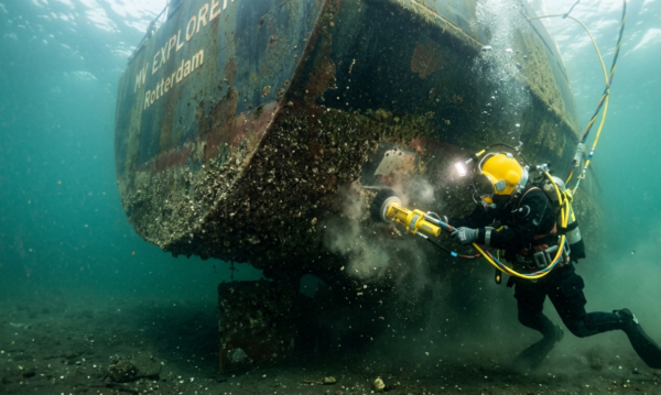 Underwater Hull Cleaning Services in Conakry Port – Cleanship